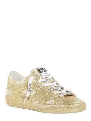 GOLDEN GOOSE Super-star Glitter Low Top Sneakers - Sprayed