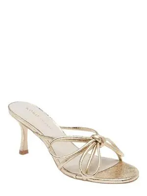 KOKO + PALENKI Strappy Sandals - Gold Leather