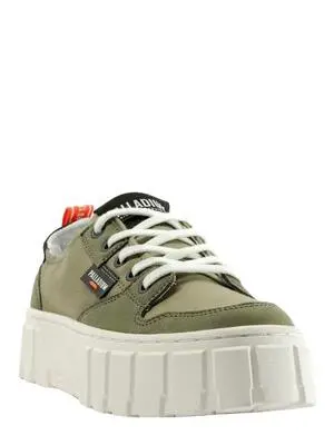 PALLADIUM Pallatower Lo Platform Sneakers - Vetiver