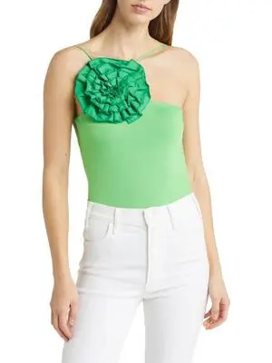 NIKKI LUND Allison Rosette Bodysuit - Green