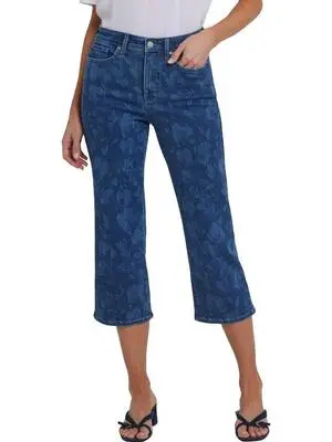 NYDJ Joni High Waist Relaxed Capri Jeans - Indigo Bellafontaine
