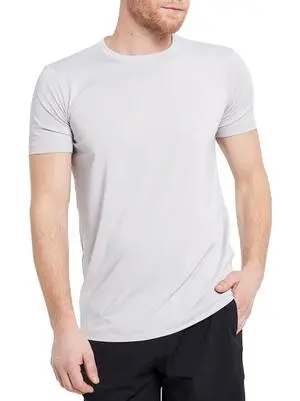 REDVANLY Minna Crewneck Performance T-shirt Grey
