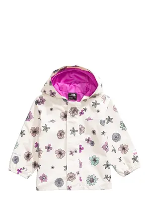 The North Face The North Face Antora Waterproof Recycled Polyester Rain Jacket White Dune Desert Bloom Print