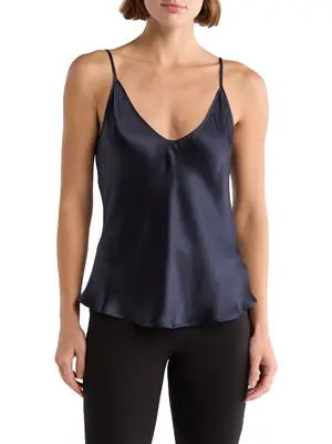 L'Agence L'AGENCE Lexi Silk Camisole Midnight