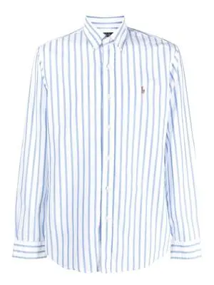 Polo Ralph Lauren Striped Long-sleeve Shirt - Blue