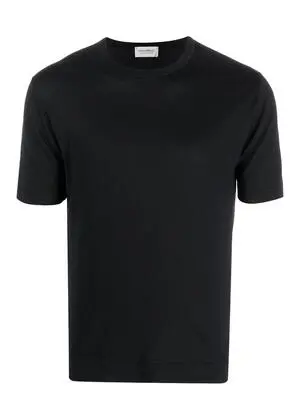 John Smedley Crew-neck T-shirt - Black