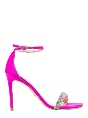 STUART WEITZMAN 107mm Crystal-embellished Sandals - Pink