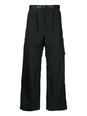 SPOONYARD Straight-leg Detachable Trousers - Black