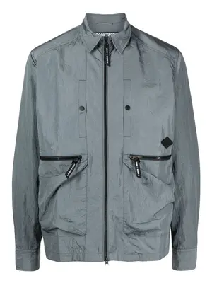SPOONYARD Lightweight Shirt Jacket - Blue