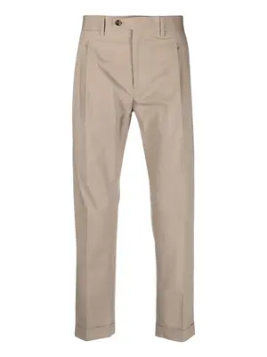DELL'OGLIO Robert Tapered-leg Chinos - Neutrals