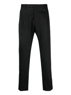 DELL'OGLIO Robert Tapered-leg Chinos - Black