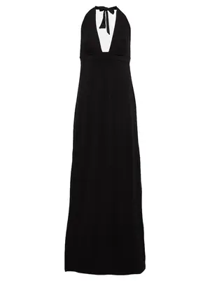 Max Mara Break Jersey Maxi Dress - Black