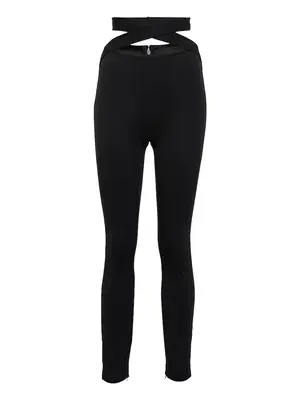 Dolce & Gabbana High-rise Skinny Trousers - Black