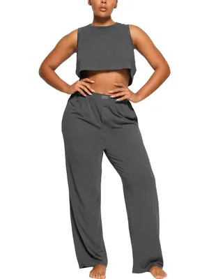 SKIMS SKIMS Boyfriend Loose Pants Ash