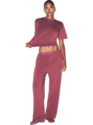 SKIMS SKIMS Boyfriend Loose Pants Beet