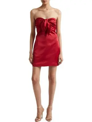 Ramy Brook Ramy Brook Orion Strapless Minidress Ruby