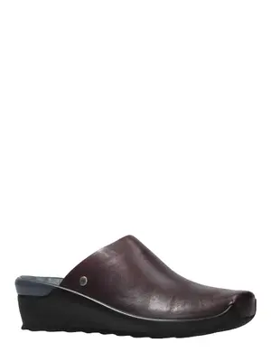 WOLKY Go Wedge Clog Bordo