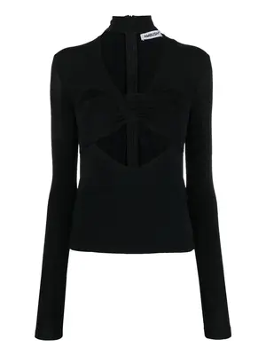 AMBUSH Cut-out Top - Black
