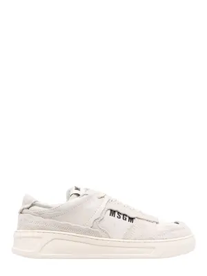 MSGM Logo-print Sneakers - Neutrals