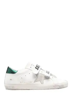 GOLDEN GOOSE Old School Touch-strap Sneakers - White