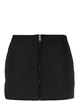 Ksubi Reversible Zip-up Miniskirt - Black