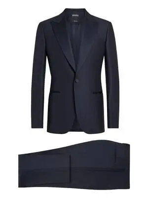 Zegna Single-breasted Peak-lapel Suit - Blue