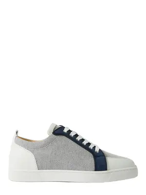 CHRISTIAN LOUBOUTIN Rantulow Lace Up Sneakers - Gray