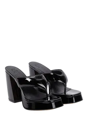 GIA BORGHINI Gia 17 Platform Sandals - Black
