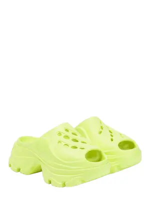 Adidas By Stella McCartney Platform Clog Sandals - Yellow