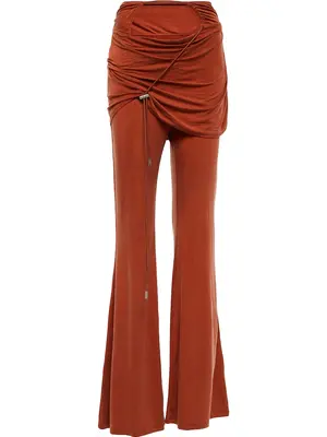 Jacquemus Le Pantalon Espelho Flared Pants - Red