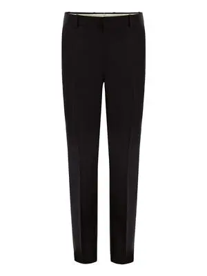 Alexander McQueen Classic Selvedge Mohair Trousers - Black