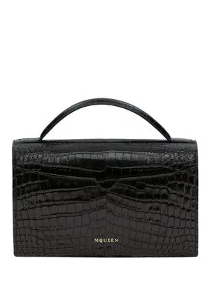 Alexander McQueen Top Handle Skull Bag - Black