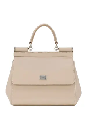 Dolce & Gabbana Small Sicily Top-handle Bag - Neutrals