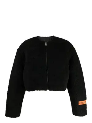 Heron Preston Fleece Jacket - Black