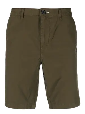 Paul Smith Organic-cotton Bermuda Shorts - Green