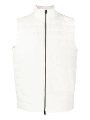 Herno Padded Feather Down Gilet - White