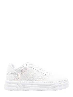 Liu Jo Logo-print Leather Sneakers - White