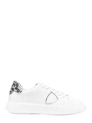 PHILIPPE MODEL Logo-Patch Low-Top Sneakers