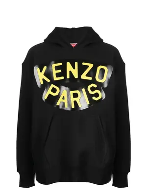 Kenzo Sailor Cotton Hoodie - Black