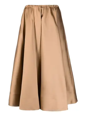 Valentino Garavani Pleated Mid-length Skirt - Neutrals