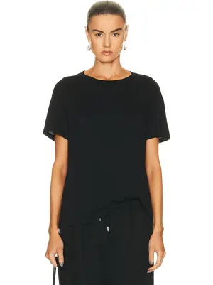 Eterne Short Sleeve Boyfriend Tee - Black