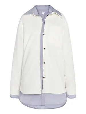 Bottega Veneta Knotted Cotton Shirt - White