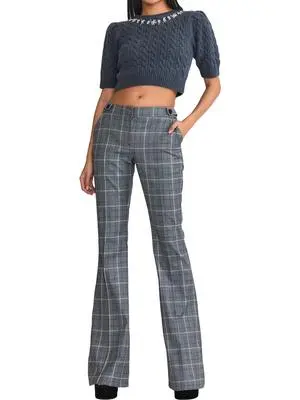 LoveShackFancy Costella Straight-leg Pants - Plaid