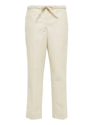 JIL SANDER Jil Sander High-Rise Cotton Trousers