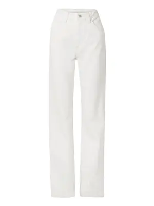NILI LOTAN Mitchell High-rise Jeans - Cream