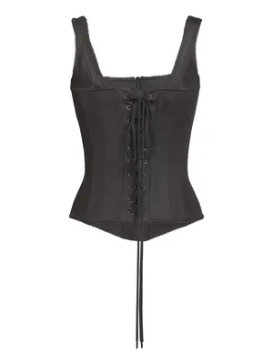 Balenciaga - BALENCIAGA Spandex Corset Tank Top