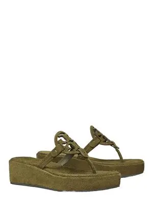 Tory Burch Miller Wedge Sandal - Wild Olive