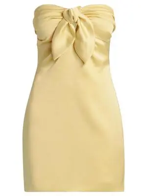 Ramy Brook Orion Bow Minidress Butter