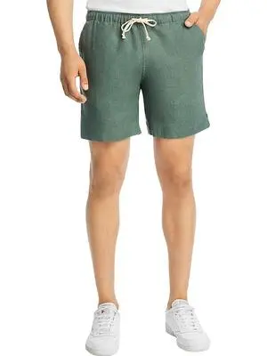 ALEX CRANE Bo Linen Shorts - Pine