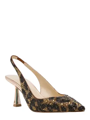 Betsey Johnson Betsey Johnson Clark Slingback Pumps Leopard